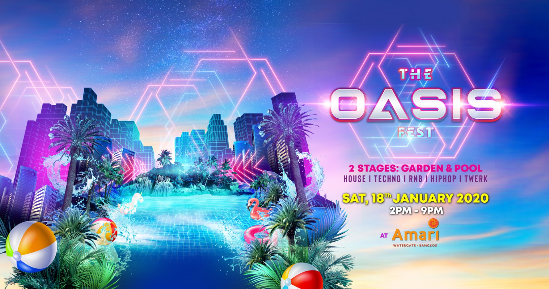 The Oasis Fest by Belvedere Vodka at Amari Watergate Bangkok | Siam2nite